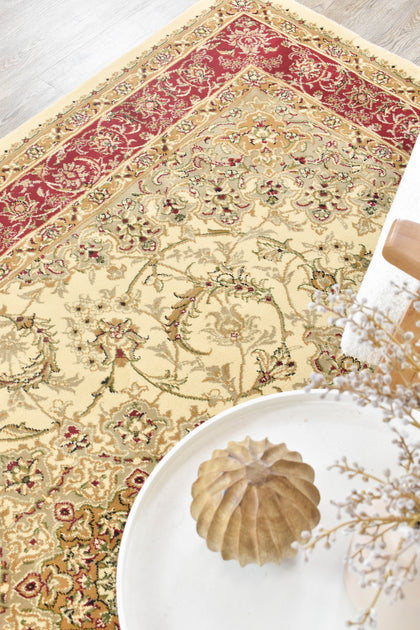 Adelaide 15 Cream Red Rug